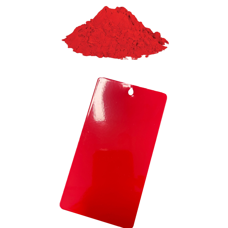 Ral3020/3000 Red Color Polyester Powder Coating Smooth Glossy for Fire ...